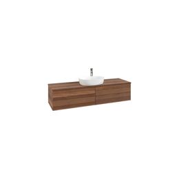 Villeroy & Boch V&B Waschtischunterschrank mit Frontstruktur Antao 160x50cm, HL, WBP-farbe w. wal, w. wal ; Villeroy & Boch (K25152HM)