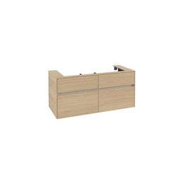 Villeroy & Boch V&B Waschtischunterschrank Collaro 120x54,8x50cm, WT mittig, nordic oak ; Villeroy & Boch (C09100VJ)