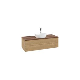 Villeroy & Boch V&B Waschtischunterschrank ohne Frontstruktur Antao 120x36x50cm, HL, WBP w. wal, hon. Oa ; Villeroy & Boch (K21052HN)