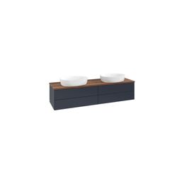 Villeroy & Boch V&B Waschtischunterschrank ohne Frontstruktur Antao 160x50cm, WBP-farbe w. wal, md bl. m Lac ; Villeroy & Boch (K28012HG)