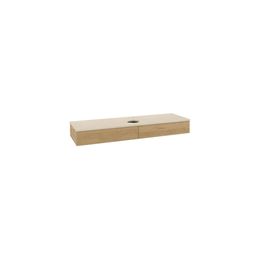 Villeroy & Boch V&B Waschtischunterschrank mit Frontstruktur -Beleuchtung Antao 160x50cm, HL, WBP-farbe botti., hon. Oa ; Villeroy & Boch (L14153HN)