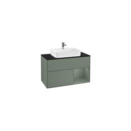 Villeroy & Boch V&B Waschtischunterschrank Wandbeleuchtung Finion 100, Pl b m, Rg r Oli. m Lac, Oli. m Lac ; Villeroy & Boch (G372GMGM)