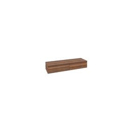 Villeroy & Boch V&B Sideboard ohne Frontstruktur Antao 160x26,8x50cm, WBP-farbe botti., w. wal ; Villeroy & Boch (K42003HM)
