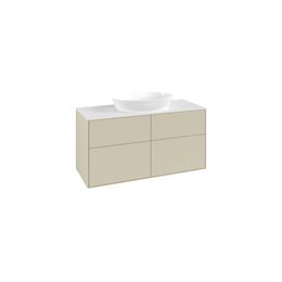 Villeroy & Boch V&B Waschtischunterschrank Finion 120x60,3cm, Abd.-Pl. wh. m, si Gr m Lac ; Villeroy & Boch (FA3100HJ)