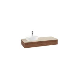 Villeroy & Boch V&B Waschtischunterschrank mit Frontstruktur Antao 120x19x50cm, HL, WBP botti., w. wal ; Villeroy & Boch (K11153HM)