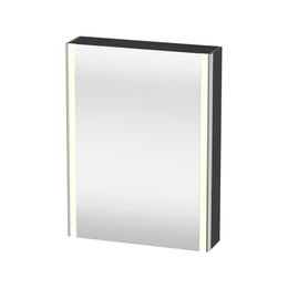 Duravit Universal-Spiegelschrank XSquare 60x15,5x80cm, 1 Tür, LED, An R, graph ma (XS7111R49490000)