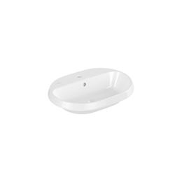 Villeroy & Boch V&B Einbauwaschbecken Architectura 60x45cm, ov., 1 Hahnl., m &Uuml;berlauf, wei&szlig; ; Villeroy & Boch (5A666001)