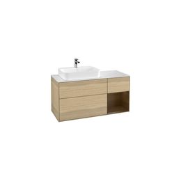 Villeroy & Boch V&B Waschtischunterschrank Finion 120cm, Pl wh. m, Reg re wal ven, Oa ven ; Villeroy & Boch (F401GNPC)