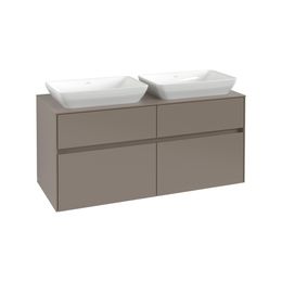 Villeroy & Boch V&B Waschtischunterschrank Collaro 120x54,8x50cm, f 2 WT, LED 8,8W, bla Oa ; Villeroy & Boch (C115B0AB)