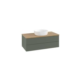 Villeroy & Boch V&B Waschtischunterschrank mit Frontstruktur Antao 100x36x50cm, WBP hon. Oa, lea gre. m Lac ; Villeroy & Boch (K20111HL)