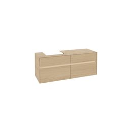 Villeroy & Boch V&B Waschtischunterschrank Collaro 140x54,8x50cm, WT l, LED 10W, Nord Oa ; Villeroy & Boch (C074B0VJ)