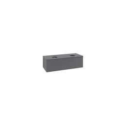 Villeroy & Boch V&B Waschtischunterschrank mit Frontstruktur Antao 120x36x50cm, WBP Lac, Anthrac. m Lac ; Villeroy & Boch (K35110GK)