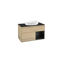Villeroy & Boch V&B Waschtischunterschrank Wandbeleuchtung Finion 100, Pl bla m, Reg bla m Lac, Oa ven ; Villeroy & Boch (GA22PDPC)
