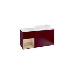 Villeroy & Boch V&B Waschtischunterschrank Finion 120cm, Pl wh. m, Reg li Oa ven, Peo m ; Villeroy & Boch (F271PCHB)