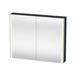 Duravit Uni-Spiegelschrank XSquare Steckd. CH 100x80x15,5cm, bl m, 2 Tür, LED, wandhängend (XS7113098982000)