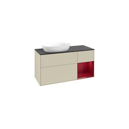 Villeroy & Boch V&B Waschtischunterschrank Finion 120cm, Pl b m, Rg Peo m Lac, si Gr m Lac ; Villeroy & Boch (FA52HBHJ)