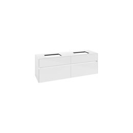 Villeroy & Boch V&B Waschtischunterschrank Collaro 160x54,8x50cm, f 2 WT, LED 12W, glo wh. ; Villeroy & Boch (C123B0DH)