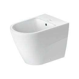 Duravit Stand-Bidet D-Neo 37x58cm, m HL, &Uuml;L, Hahnlochbank, wei&szlig; (2295100000)
