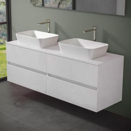 progettobagno Evo 54 Modular Doppel- Waschtischkonsole 160 cm