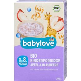 Porridge Apfel-Blaubeere, ab dem 8. Monat babylove