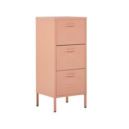 Beliani Büroschränke WOSTOK in Rosa - (W) 43 x (H) 103 x (L) 40 cm | Gr.: onesize