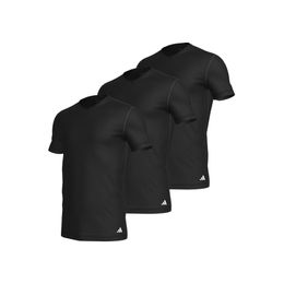 adidas Sportswear Unterhemd / Shirt Kurzarm Active Core Cotton in Schwarz | Gr.: XL