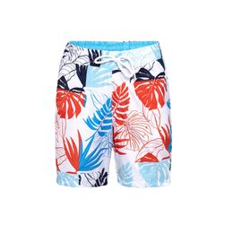 Daniel Hills Badeshorts Jungen Gr&ouml;&szlig;e 104 hellblau / dunkelblau / rot / wei&szlig;