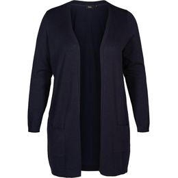 ZIZZI Knit Cardigan 'CARRIE' female Blue size L