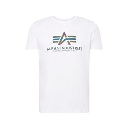 Alpha Industries T-Shirt Herren Gr&ouml;&szlig;e L schwarz / wei&szlig;