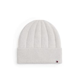 Tommy Hilfiger Beanie »FLAG FLUFFY BEANIE« Regular fit Grey Whisper