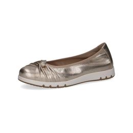Caprice Ballerina »Ballerinas Leder« Platin 41 41 Verschluss: Schlupfschuh