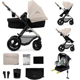 Kinderkraft Kombi-Kinderwagen »MOOV 2 4in1 AIR« 27 kg mit Luftreifen grau