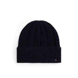 Tommy Hilfiger Beanie »FLAG FLUFFY BEANIE« Regular fit Space Blue