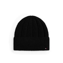 Tommy Hilfiger Beanie »FLAG FLUFFY BEANIE« Regular fit Black