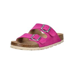 COSMOS Comfort Pantolette »Pantoletten Leder« Pink 37 37 Verschluss: Schlupfschuh