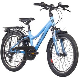 S'COOL S&rsquo;COOL Kinderfahrrad &raquo;S'COOL troX&laquo; 6 Gang Shimano Kettenschaltung Eisblau/dunklblau