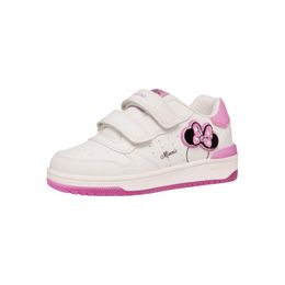 Geox Sneaker »Sneaker Lederimitat/Textil« Weiß/Pink 31 31 Verschluss: Schnürung