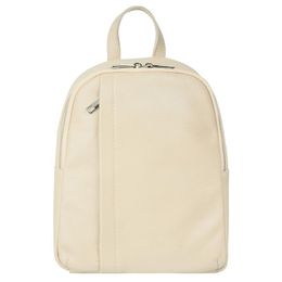 Samantha Look Cityrucksack Echt Leder, Made in Italy beige B/H/T: 29 cm x 9 cm B/H/T: 29 cm x 9 cm Höhe 29 cm x Breite 22 cm x Tiefe 9 cm