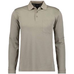 Ragman Poloshirt Beige XL XL Mit Brusttasche