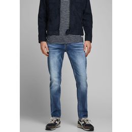 Jack & Jones JACK & JONES Tapered-fit-Jeans »JJIMIKE JJORIGINAL CJ SN« mit Five-Pocket-Design blue-denim-wash 32 - Länge 34 Länge 34 32 Herrenjeans von Jack &...
