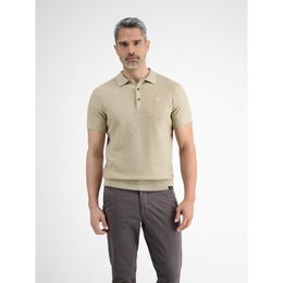 Lerros Poloshirt in Feinstrickqualität TENDER BEIGE MELANGE L L Poloshirt von Lerros