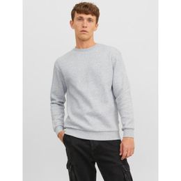 Jack & Jones JACK & JONES Sweatshirt »JJEBRADLEY mit Rippbündchen für Alltag und Freizeit« mit Rippbündchen Light Grey Melange XS XS Herren-Sweatshirt von Jack...
