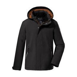 Killtec Outdoorjacke »KOW 206 BYS JCKT« Wasserdichte Winterjacke mit Fleece, regulierbarer Kapuze, Taschen schwarz 140 140 Winterjacke mit Kapuze...