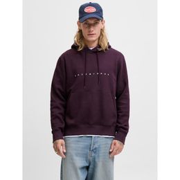 Jack & Jones JACK & JONES Kapuzensweatshirt »JJESTAR mit 3D-Print und Kapuze für vielseitige Anlässe« mit 3d-Print Plum Perfect XS XS Herren-Sweatshirt von Jack...