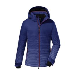 Killtec Skijacke »KSW 158 GRLS SKI JCKT« Wasserdichte, atmungsaktive Skijacke mit Schneefang und Pixel Print mittelblau 128 128 Kinder...