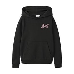 name it Sweatshirt »NKFNICA LS SWEAT WH BRU PS« Black 134/140 134/140 Sweater von name it für Mädchen