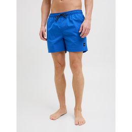 Jack & Jones JACK & JONES Badeshorts »JPSTMAUI Badeshort mit elastischem Bund und normalem Schnitt« unifarben, modisch, slim fit, Polyester Turkish Sea XS -...