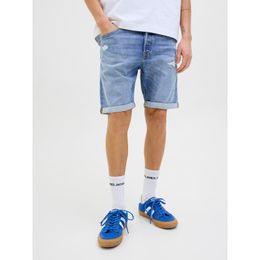 Jack & Jones JACK & JONES Shorts »JJIORIGINAL mit stylischem Aufschlag und Knopf« mit stylischem Aufschlag Blue Denim Pack:AM 366 XXL - N-Gr N-Gr XXL...