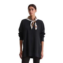 Marc O'Polo MARC O'POLO Sweatshirt loose fit aus Organic Cotton, Schlitze an den Seiten deep night blue XS XS Logo-Sweatshirt von Marc O'Polo