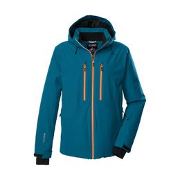 Killtec Skijacke &raquo;KSW 466 MN SKI JCKT&laquo; Wasserdicht, atmungsaktiv, warm, verstellbare Kapuze petrol S S Herren Skijacke mit regulierbarer Kapuze und...